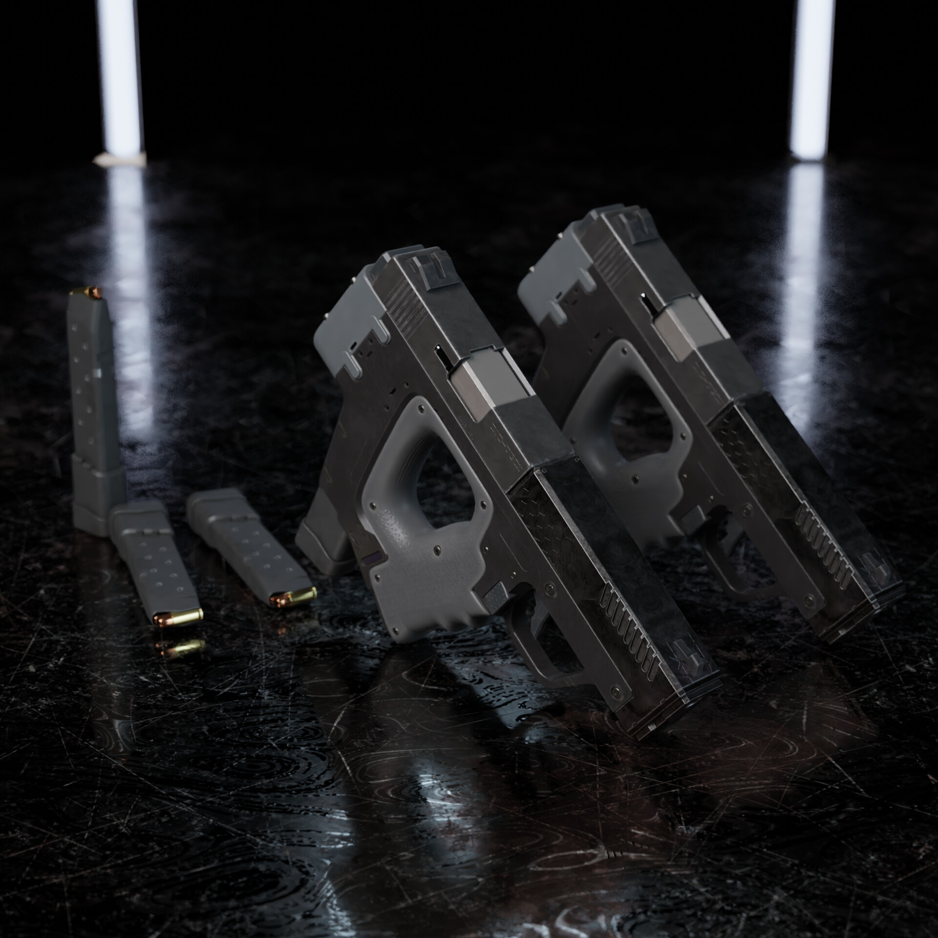 Althone Torregosa - Personal Project: Deus Ex (original) Stealth Pistol ...