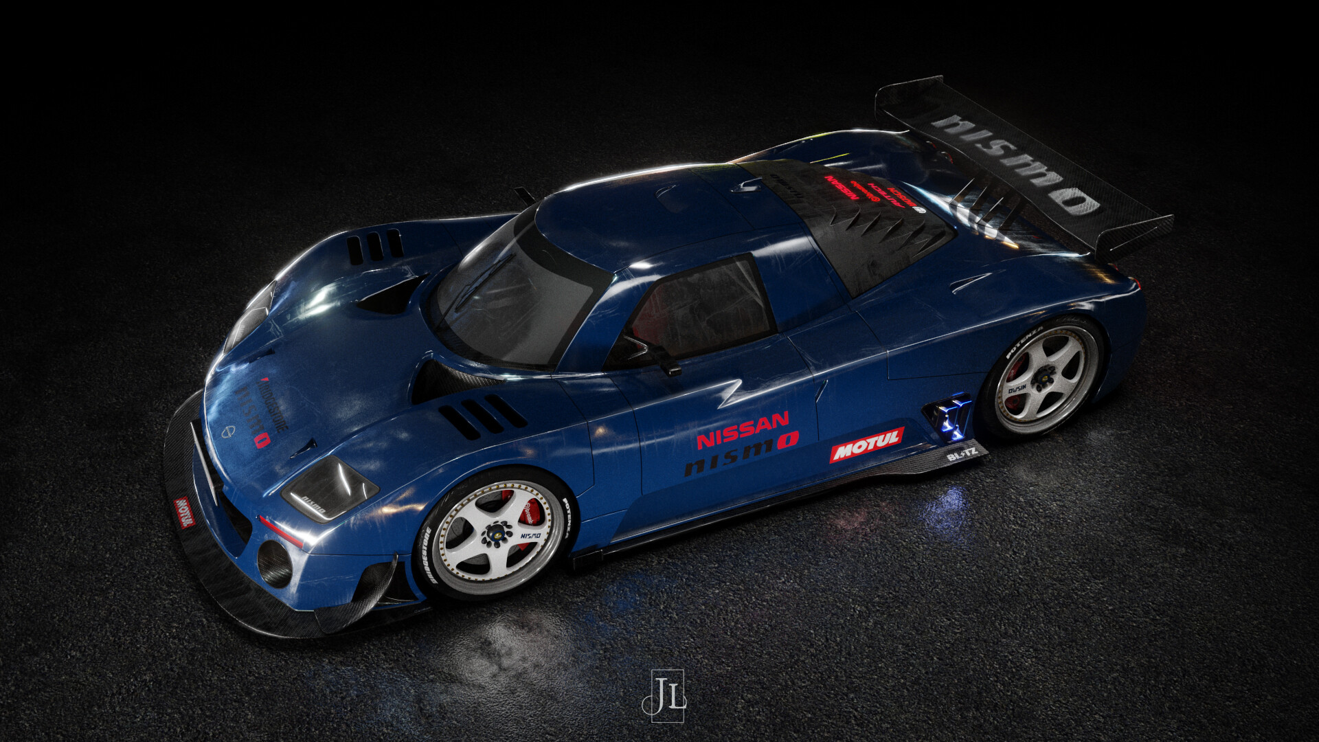ArtStation - Nissan R390 GT1