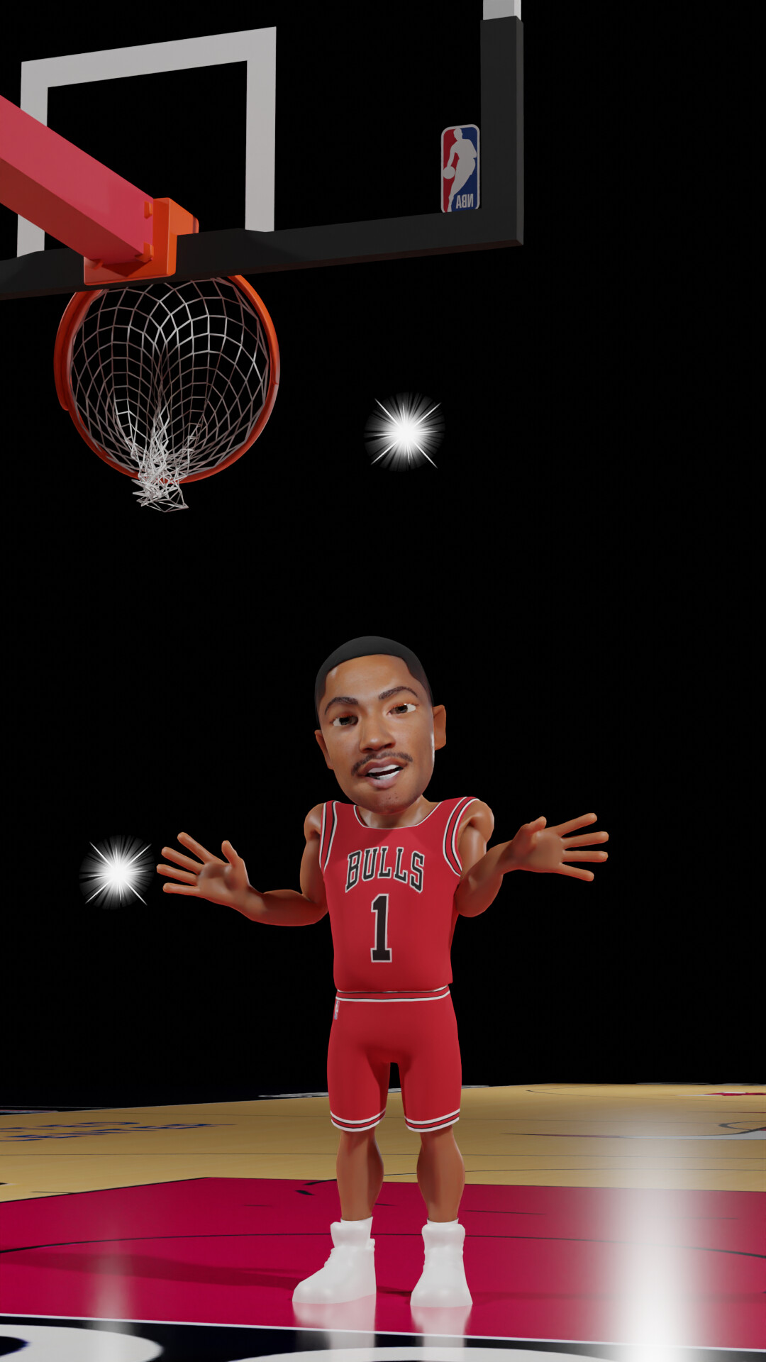ArtStation - Derrick Rose 3d Model