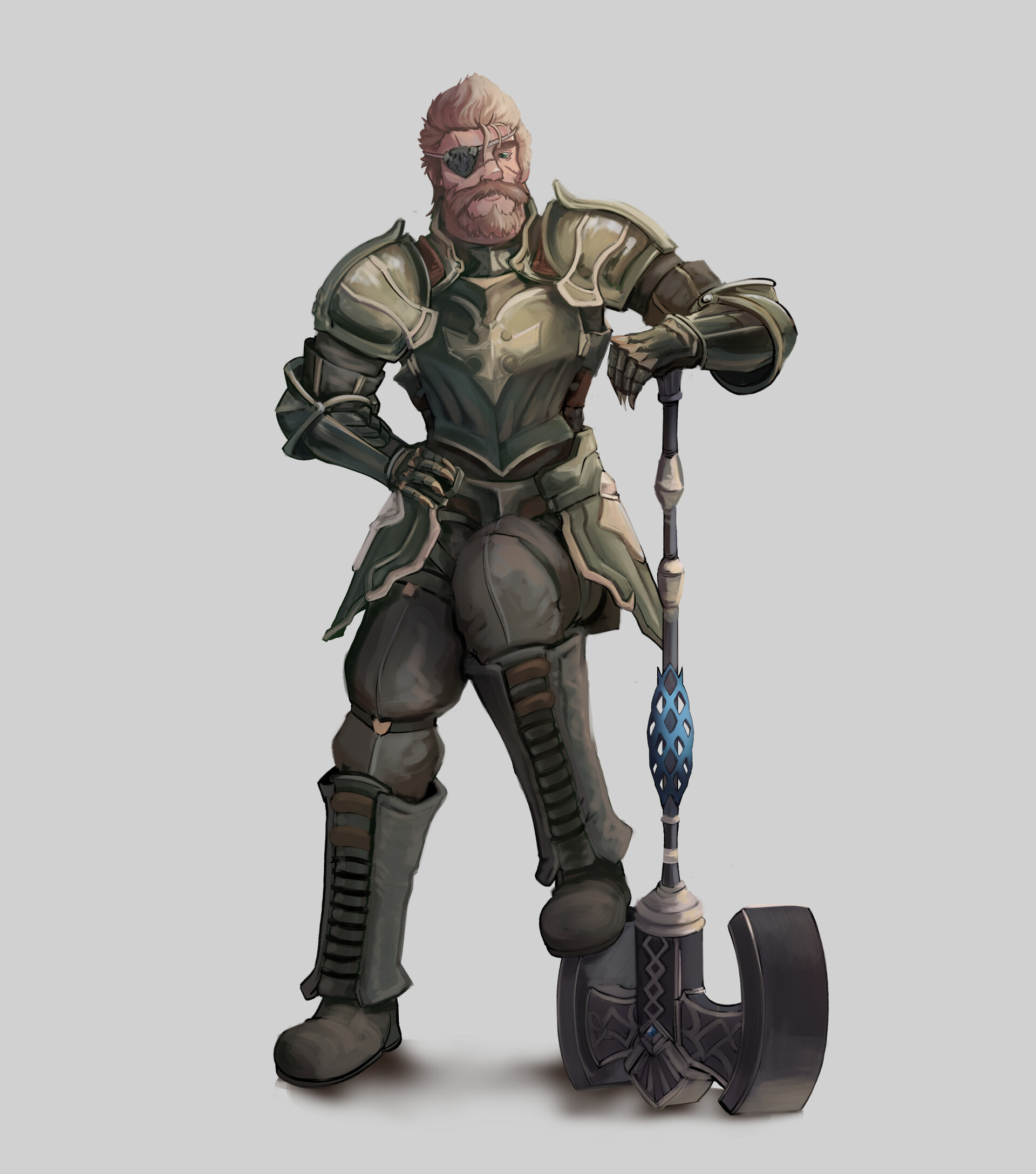 ArtStation - Knight from FFXIV - Commission