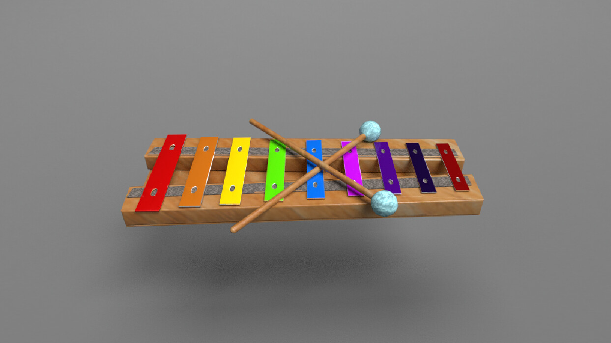 ArtStation - Toy Xylophone