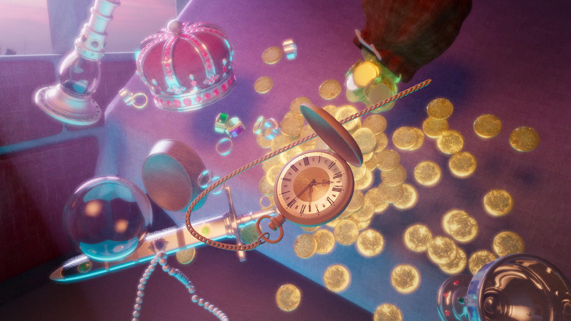 ArtStation - The King's Treasure Lighting Challenge - Part I