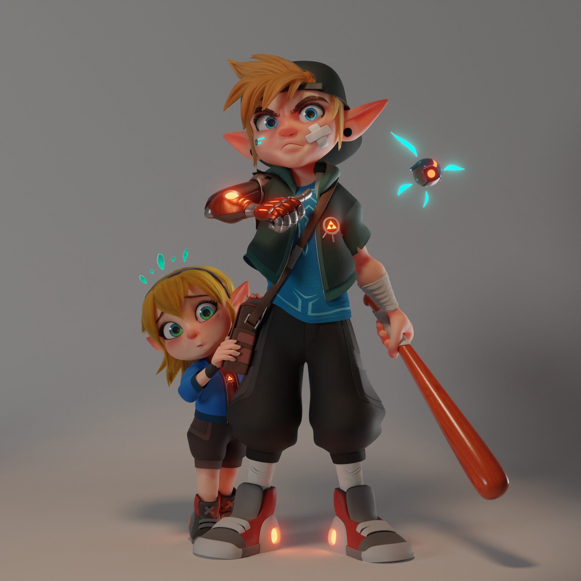 ArtStation - HyperLInk and Zelda