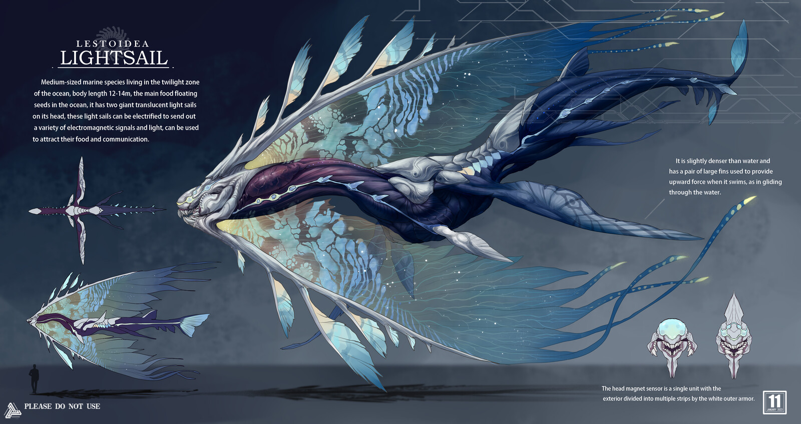 Lestoidea 蟌 - Alien monster design