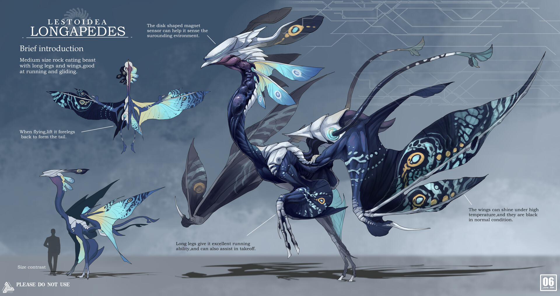 Lestoidea 蟌 - Alien monster design