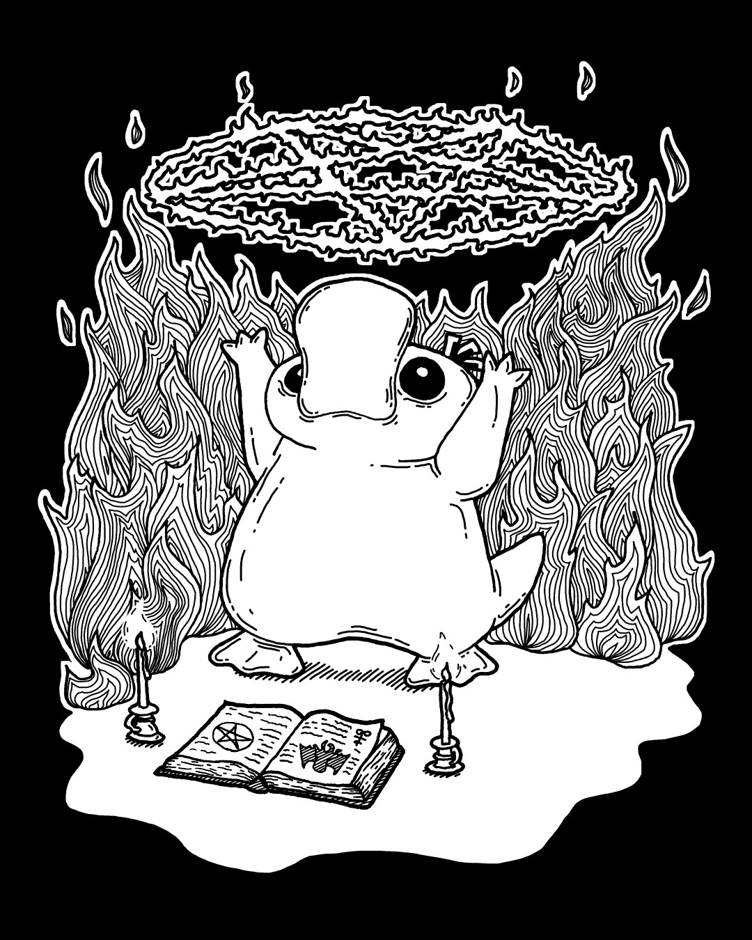 ArtStation - Satanic Psyduck