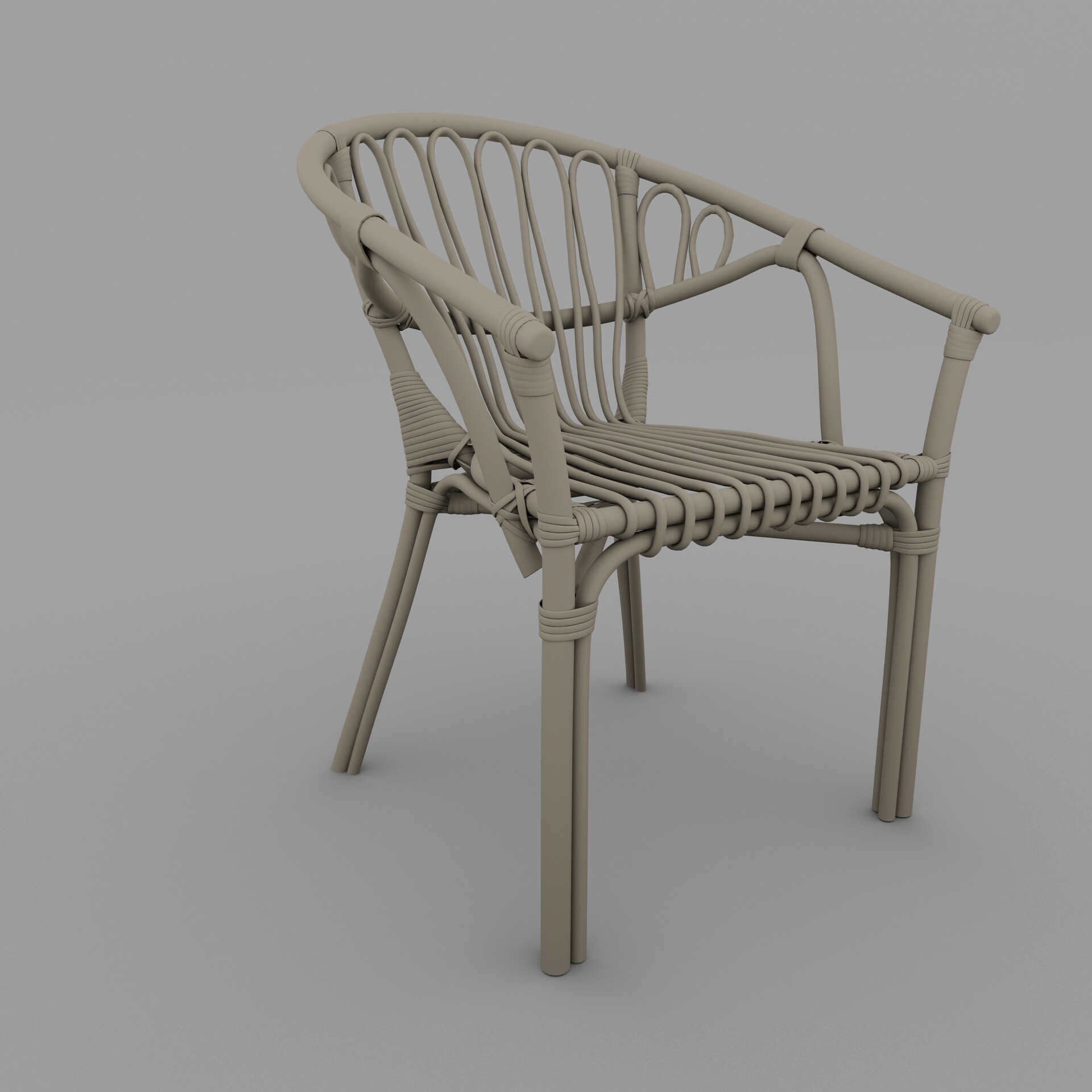 ArtStation - Rattan chairs