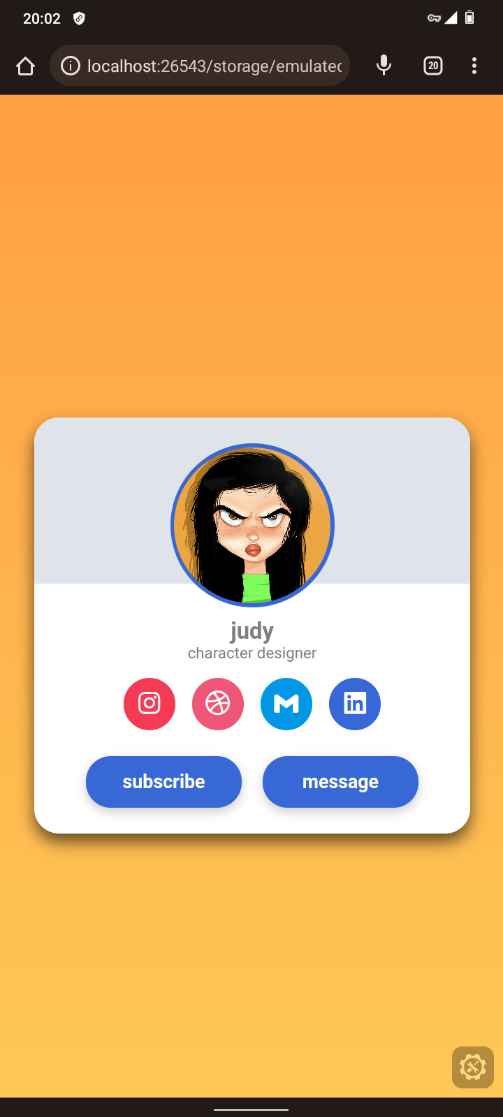 ArtStation - profile card