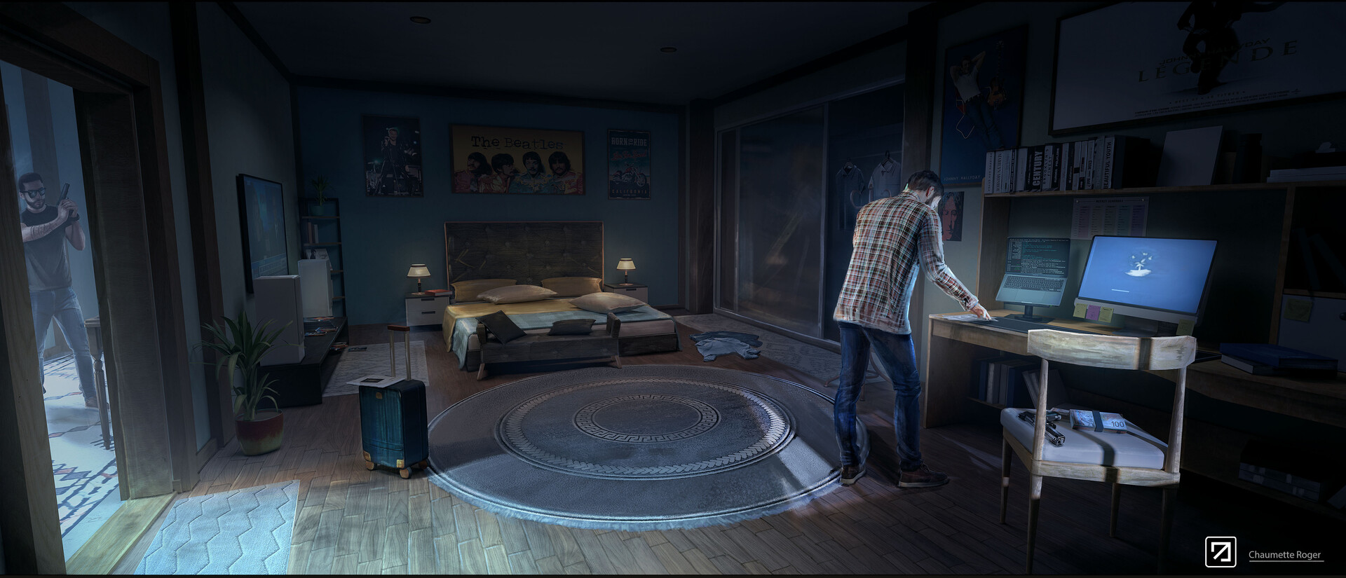 ArtStation - Cinematic shot done for the Bedroom project