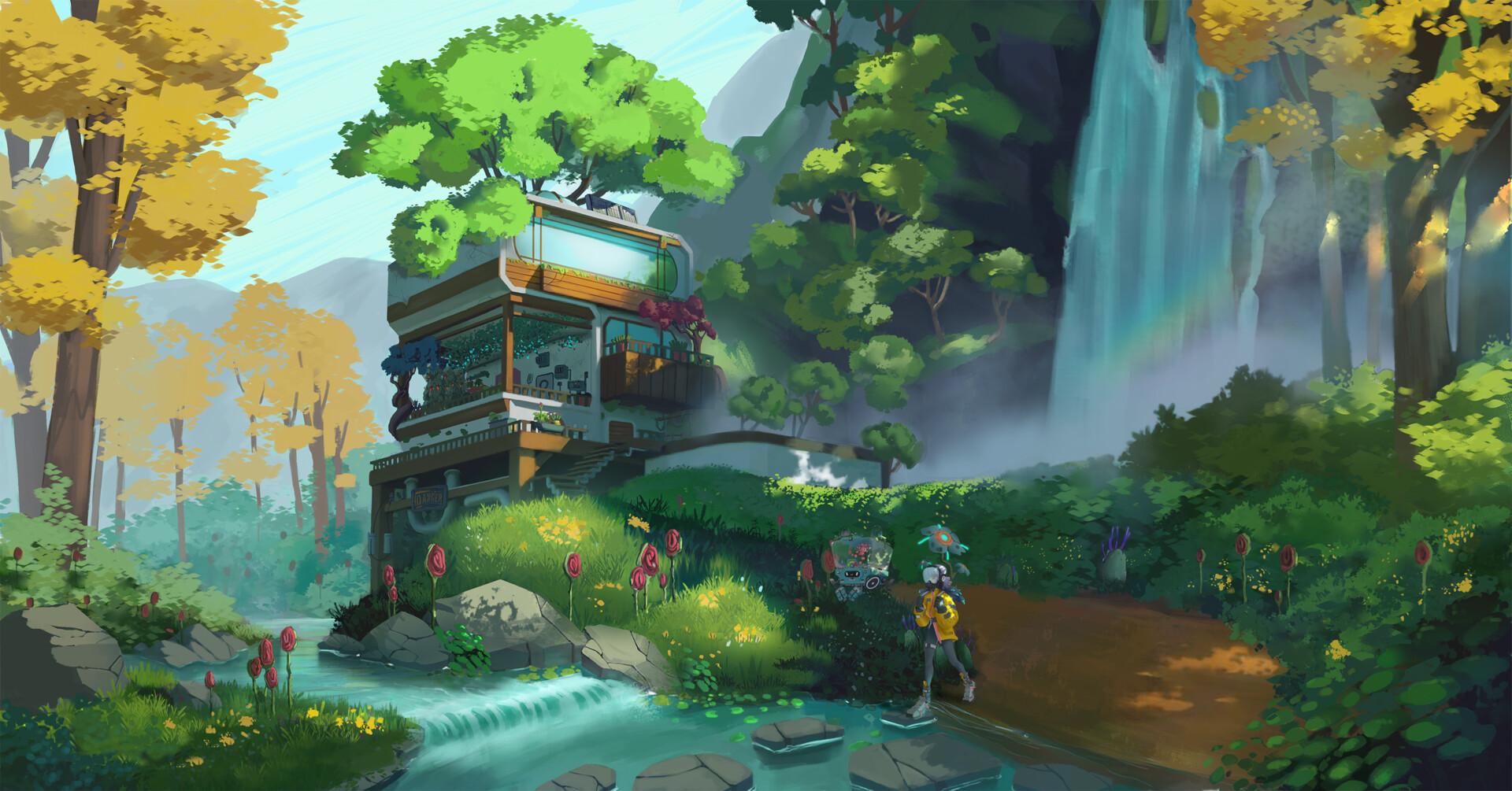 ArtStation - Hidden in the forest