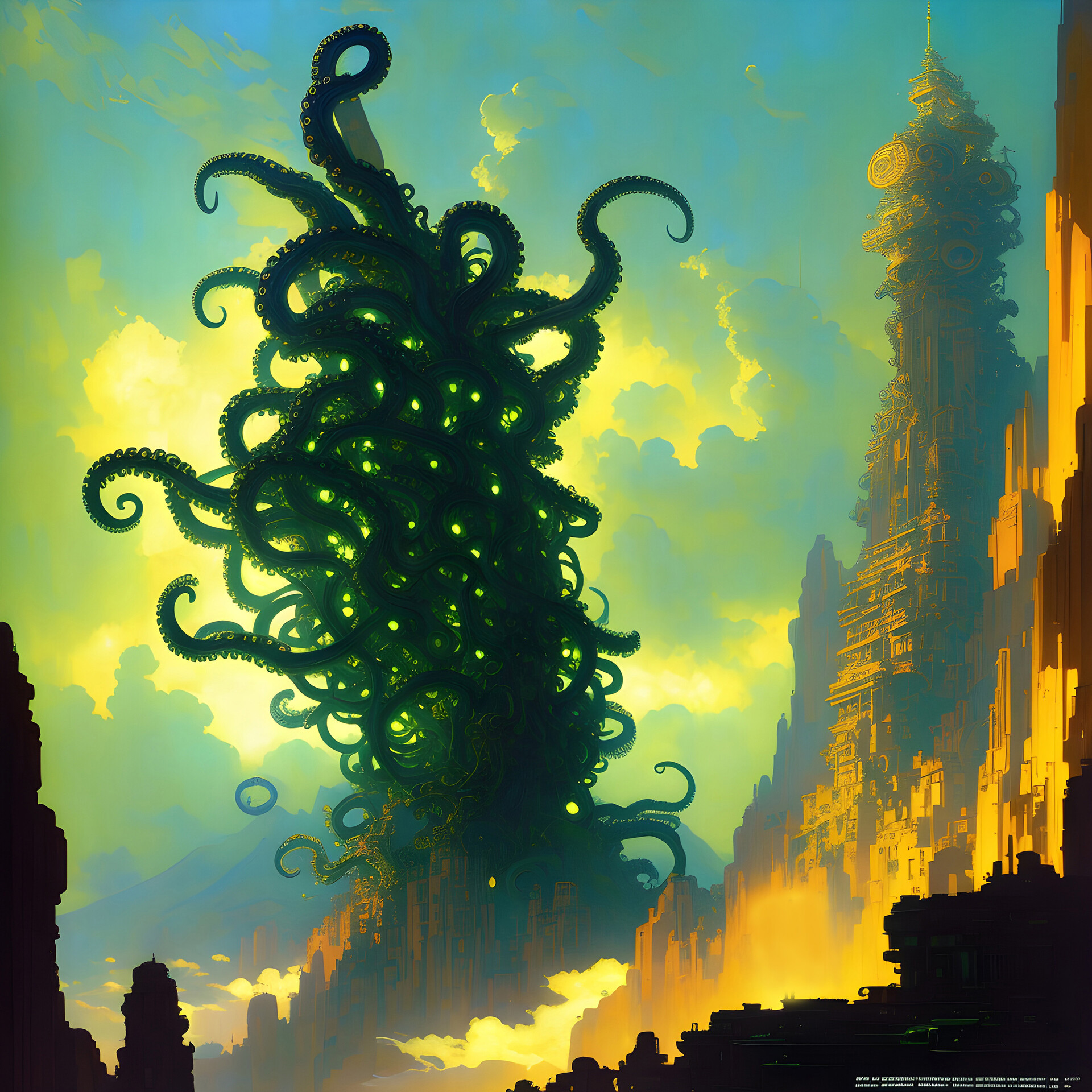 ArtStation - Octopus god