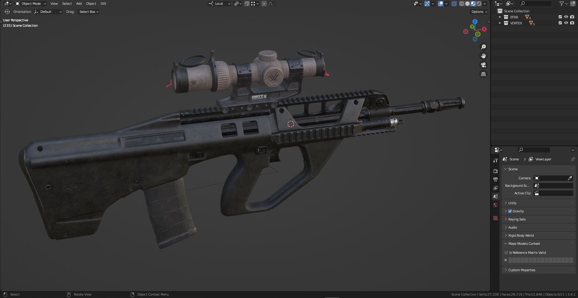 3DMA Studios - EF88 AUSTEYR RIFLE