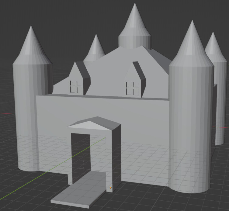 ArtStation - Low poly Castle