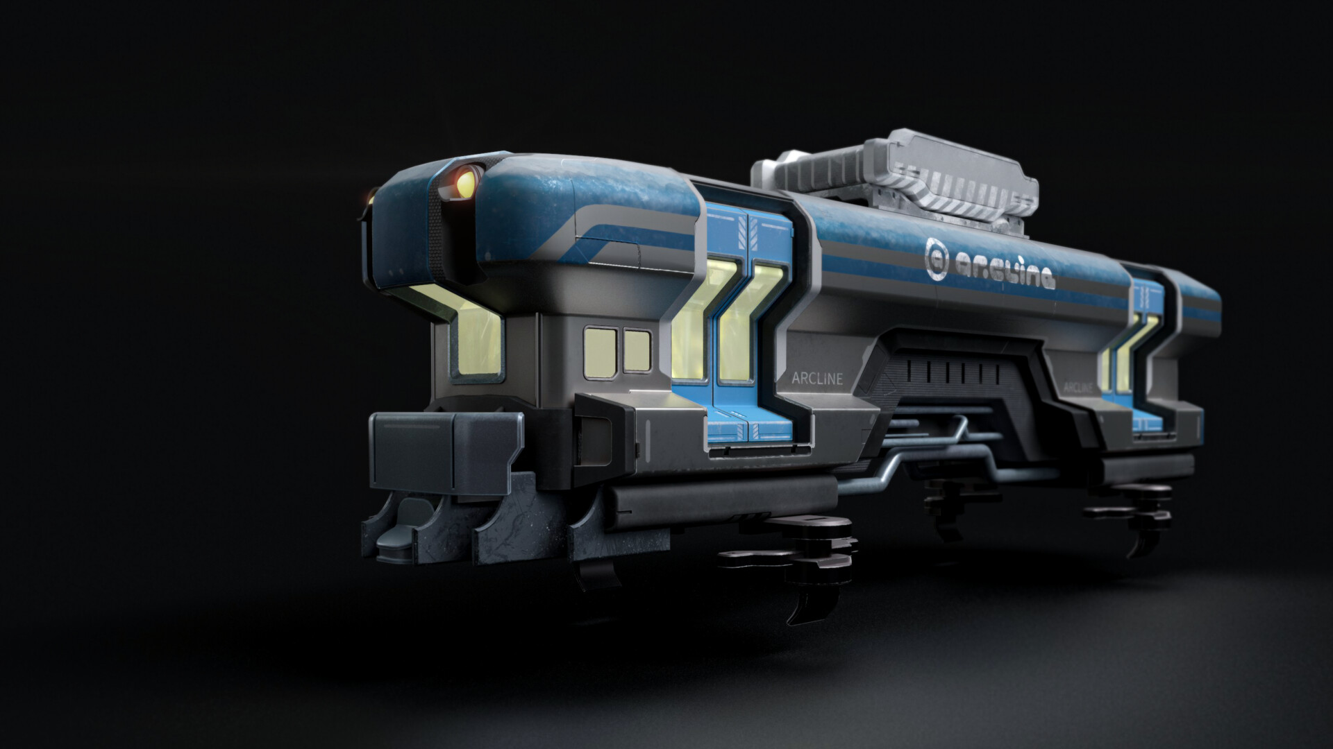 ArtStation - Artic Metro Station Train