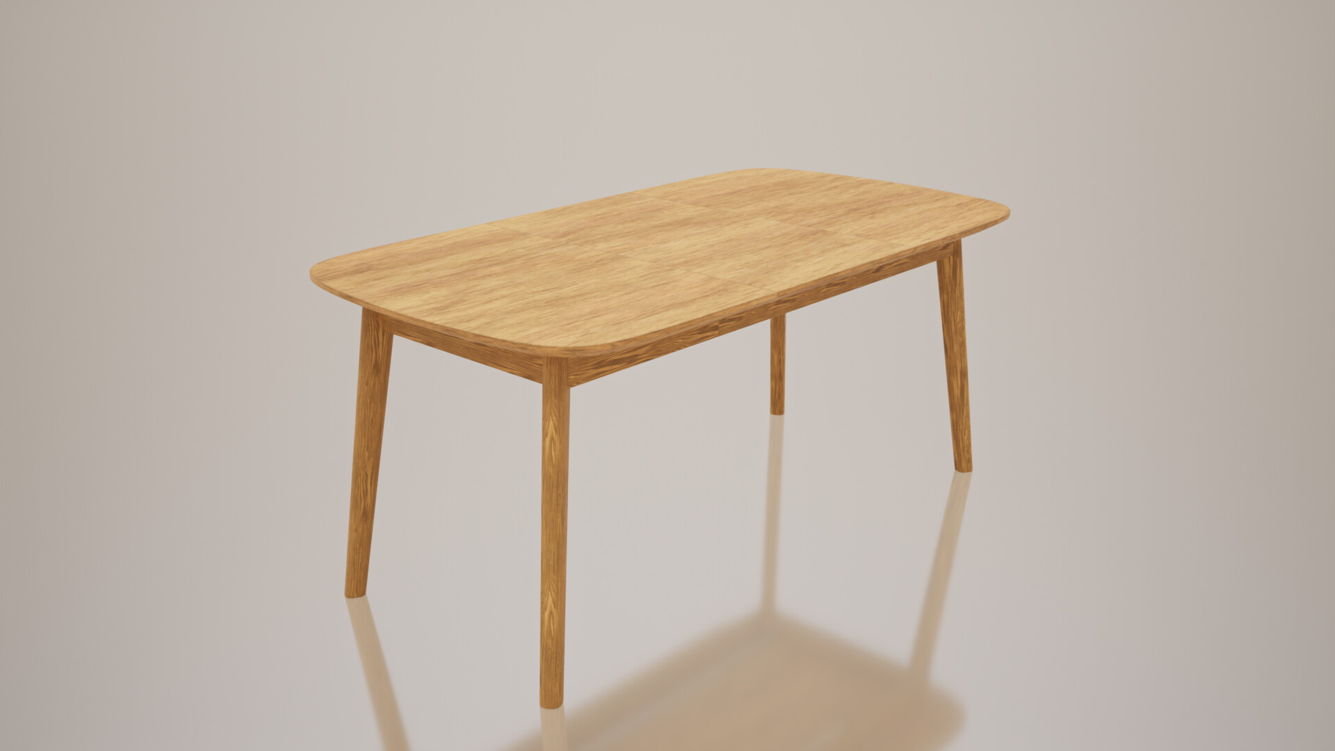 ArtStation - Vintage Extendable Table