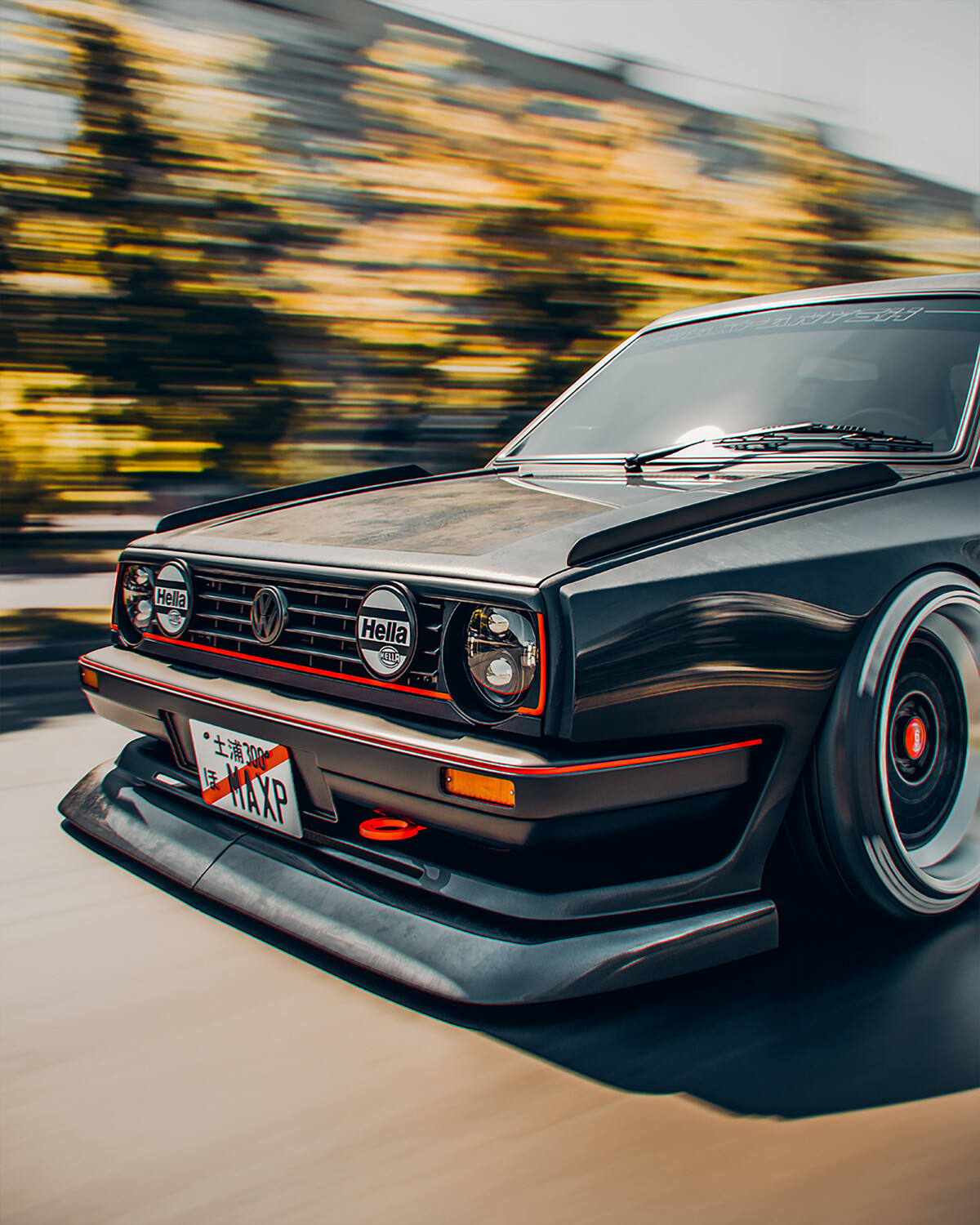 Max Panysh - VW Golf Mk2 Custom