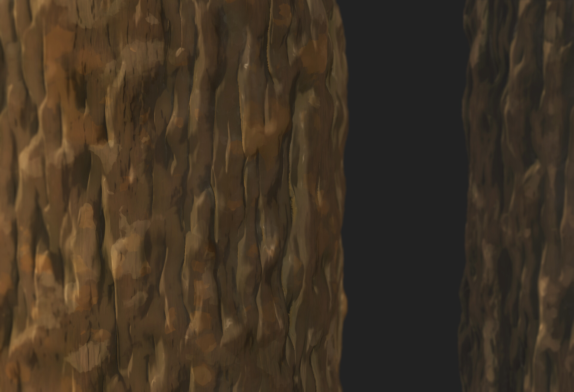 shiyue - Ghibli stylized tree bark material--substance designer