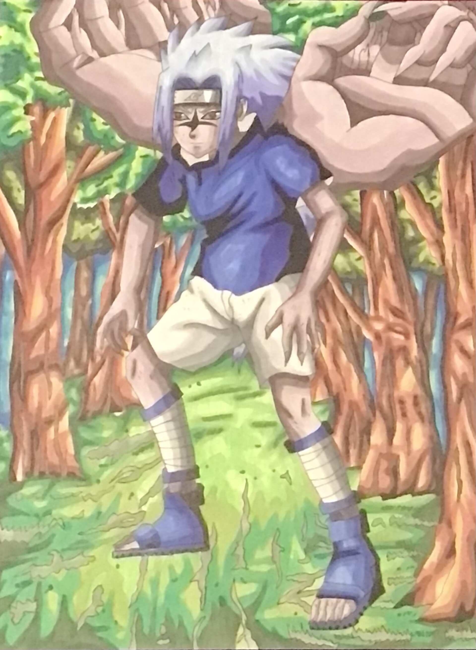 ArtStation - Sasuke Curse Mark