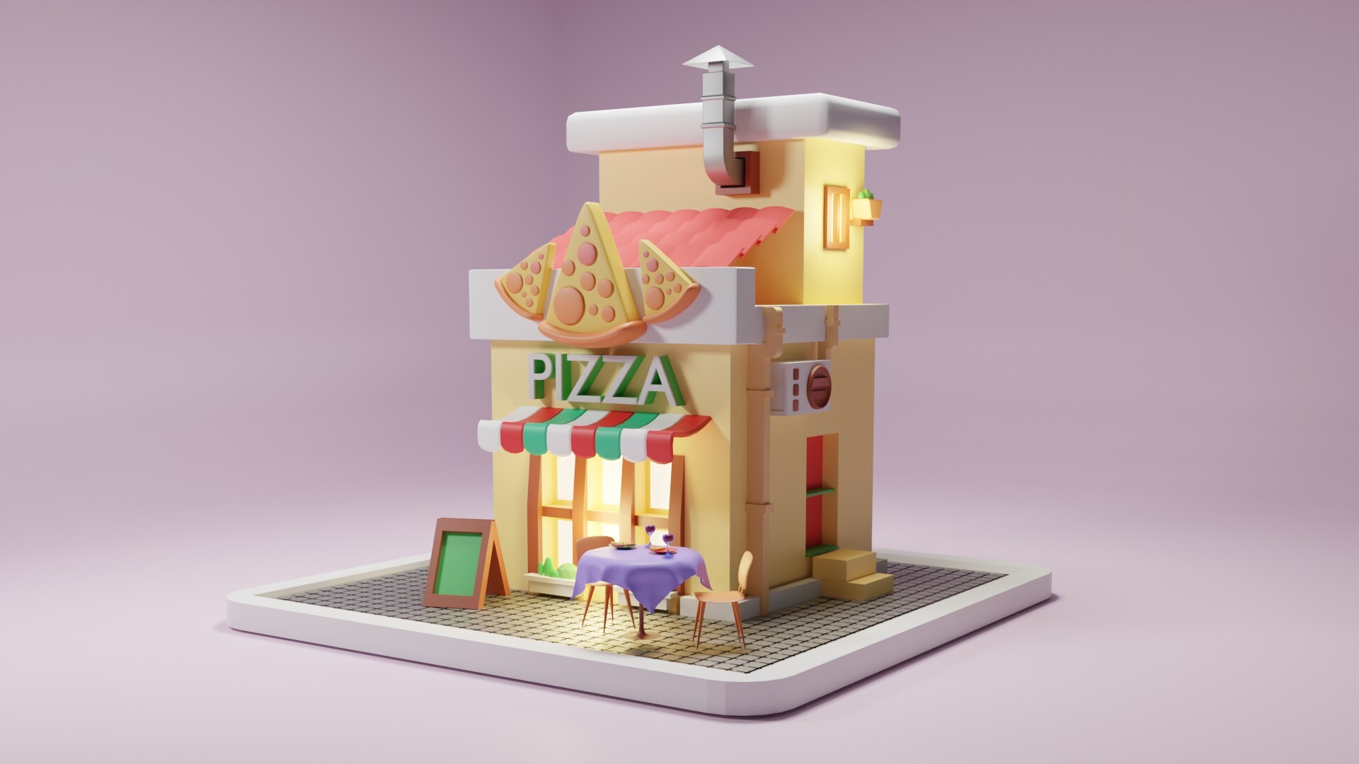 ArtStation - pizza house