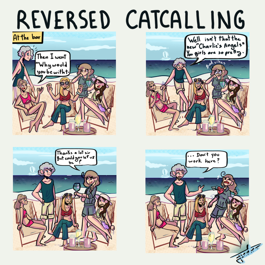 ArtStation - Summer memory comic strip