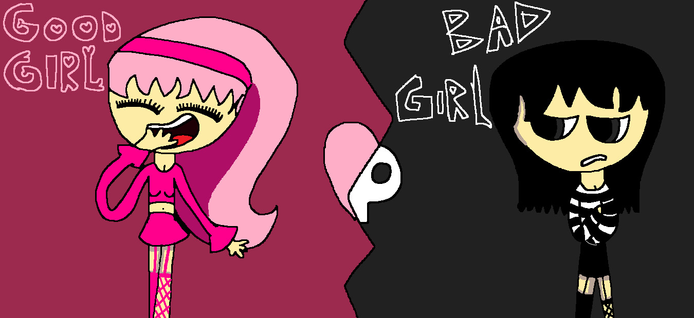 ArtStation - GOOD GIRL VS BAD GIRL