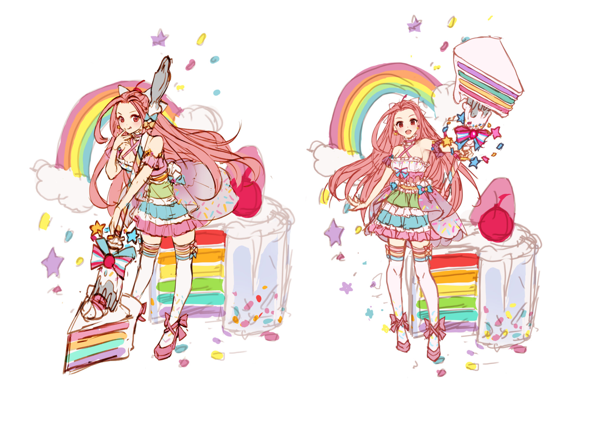 Ji Yu lee - King's Raid - Cleo dessert costume