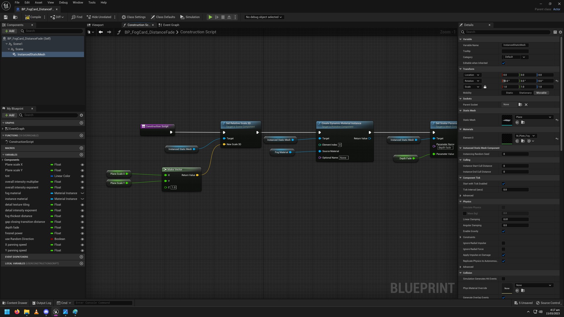 Damien Ramirez (CG) - Fog Card Materials (Study) UE5