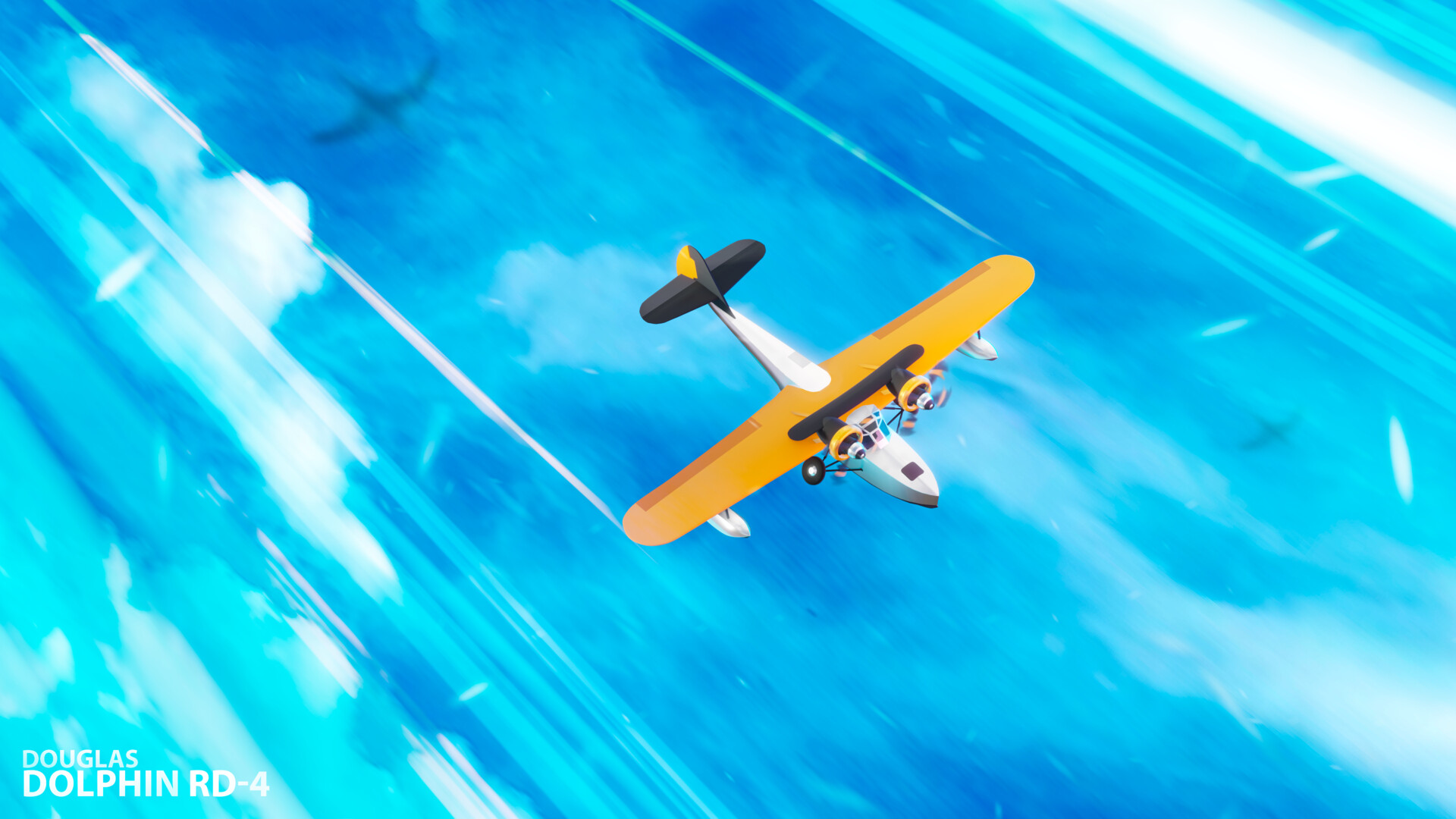 ArtStation - Douglas Dolphin scene 1