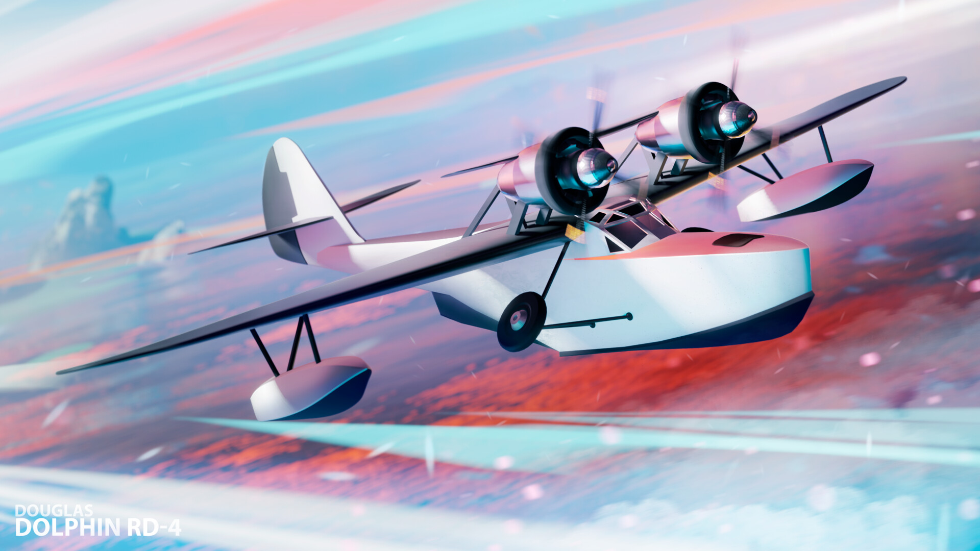 ArtStation - Douglas Dolphin scene 2