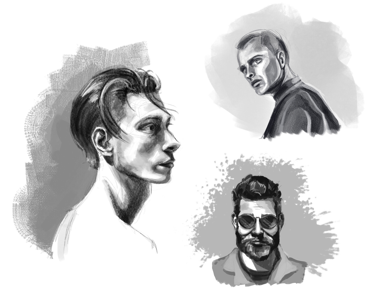 ArtStation - Portraits - exercise