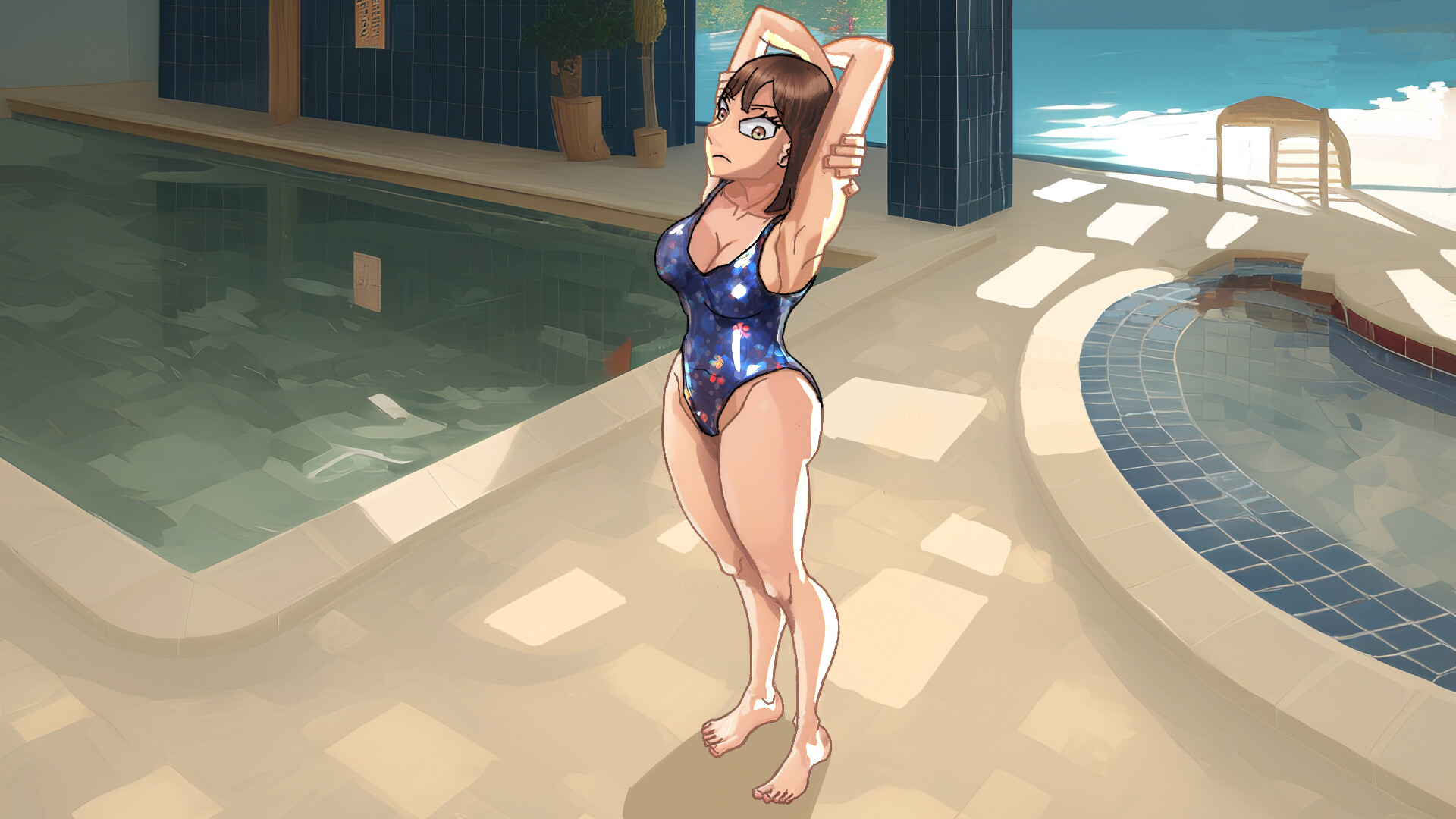 ArtStation - Resort pool