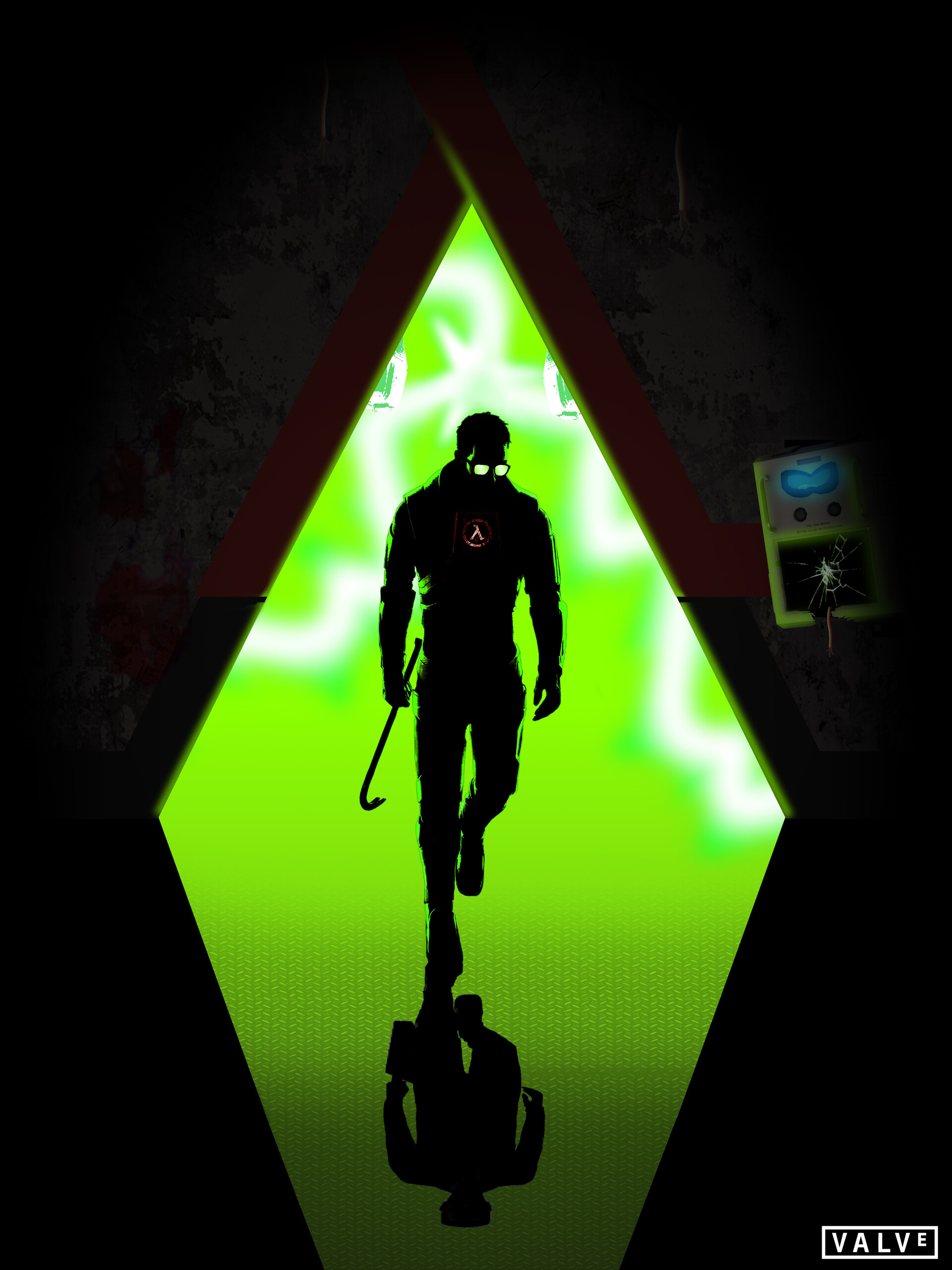 ArtStation - HλLF-LIFE poster