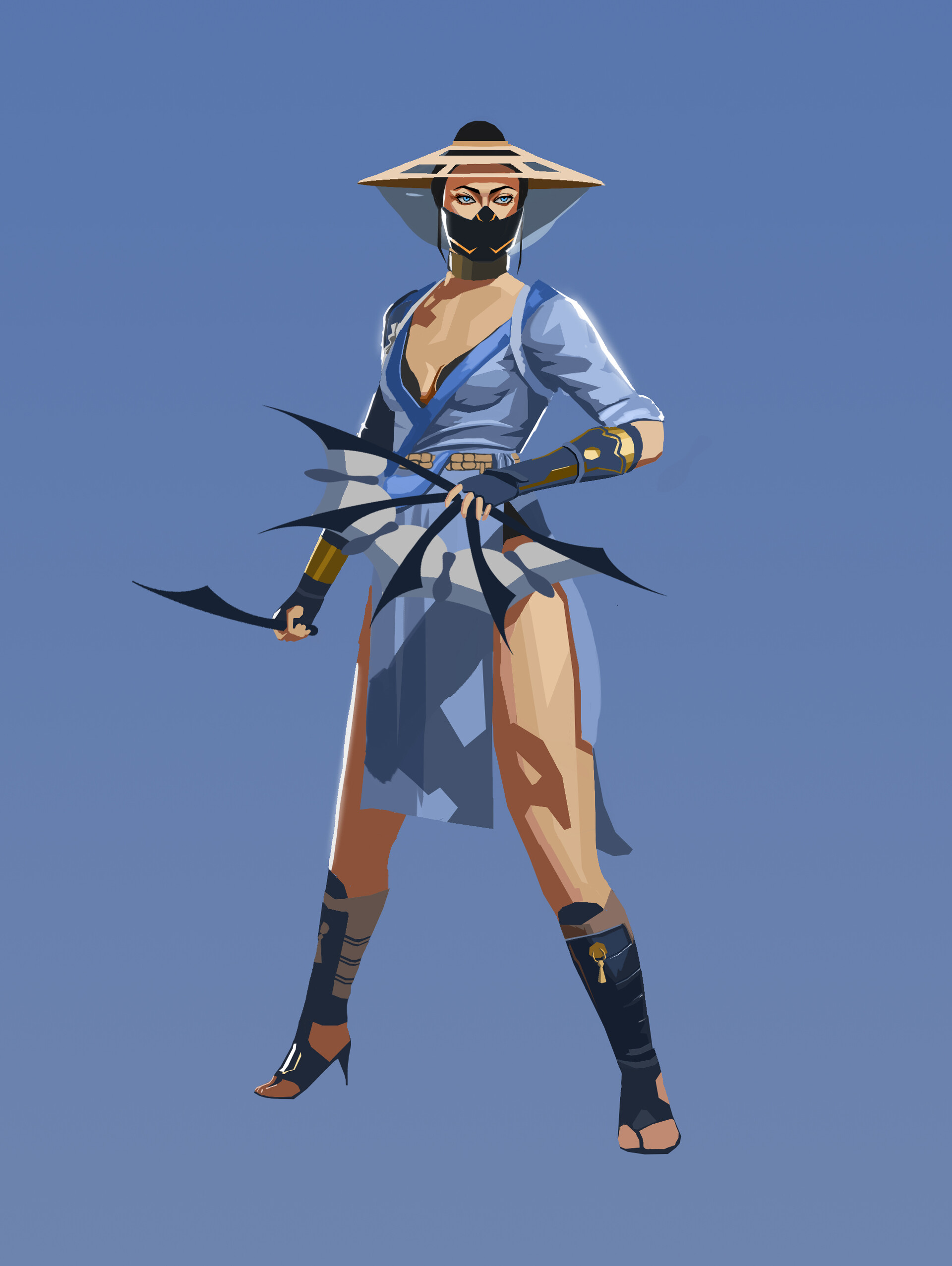 ArtStation - Kitana fan art in valorant style