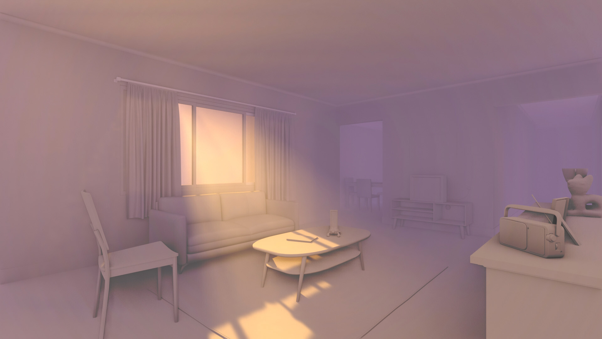 ArtStation - "At the threshold of the afterlife" - Preliminary lighting ...