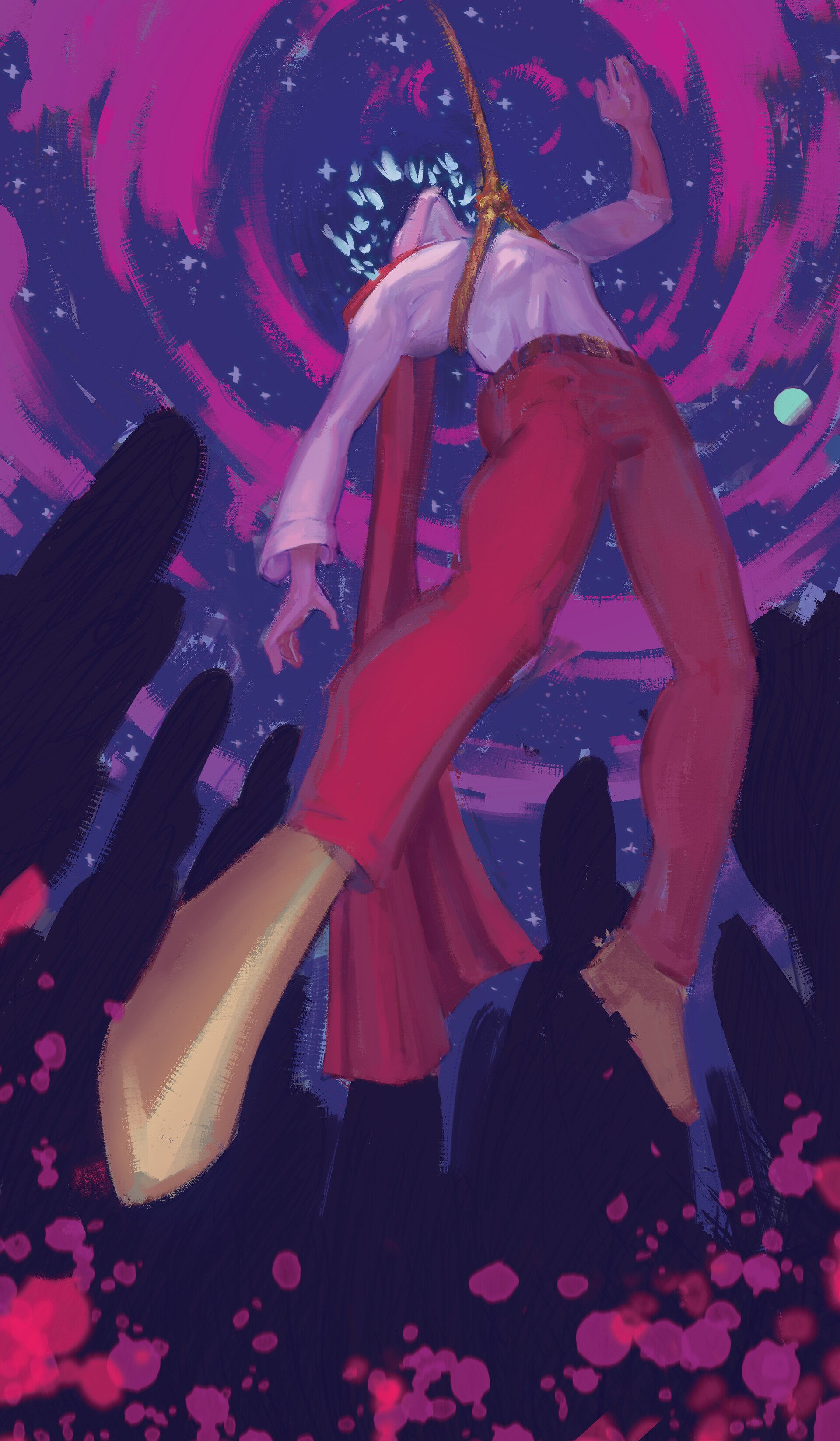 ArtStation - Hanged man Illustration