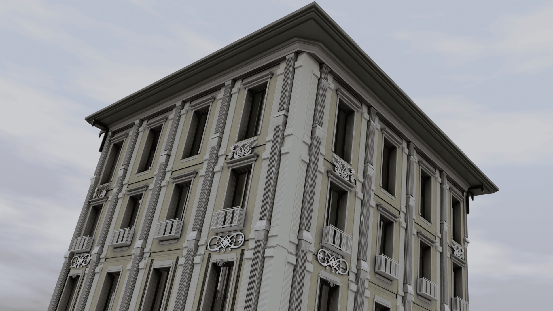 ArtStation - French Classical Building