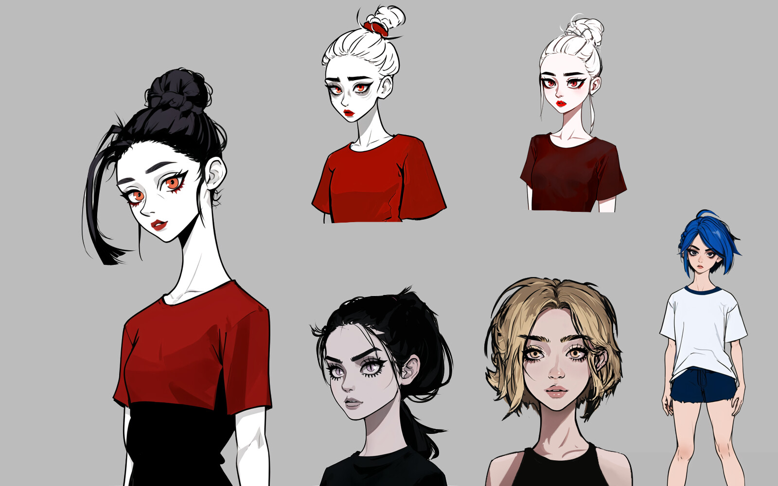 ArtStation - character face practice