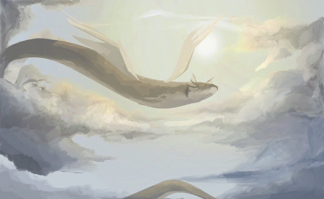 ArtStation - Dragão voador