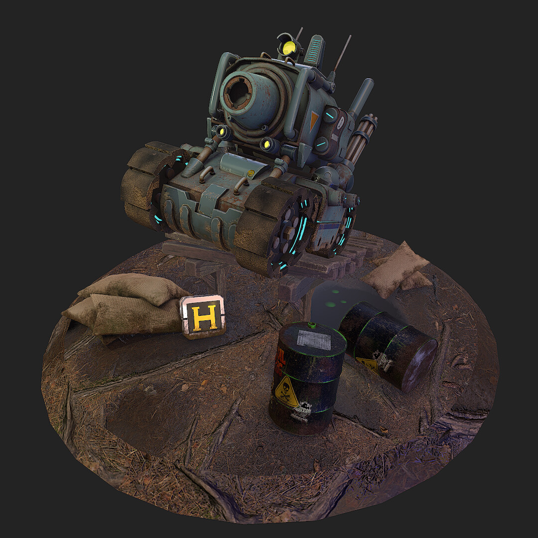 ArtStation - Metal Slug Scene