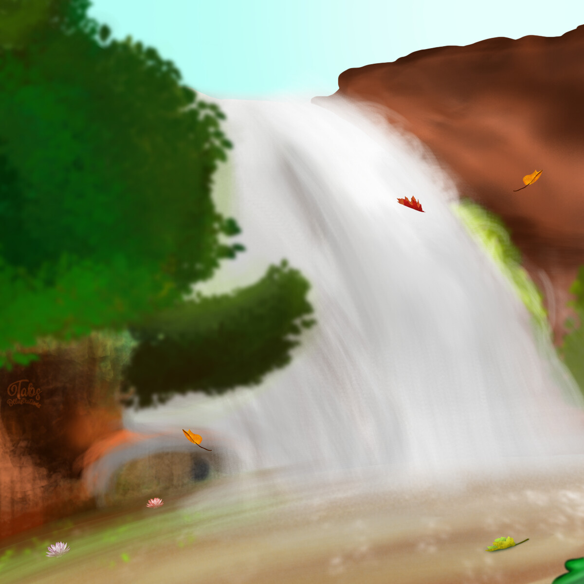 ArtStation - Cascade Painting