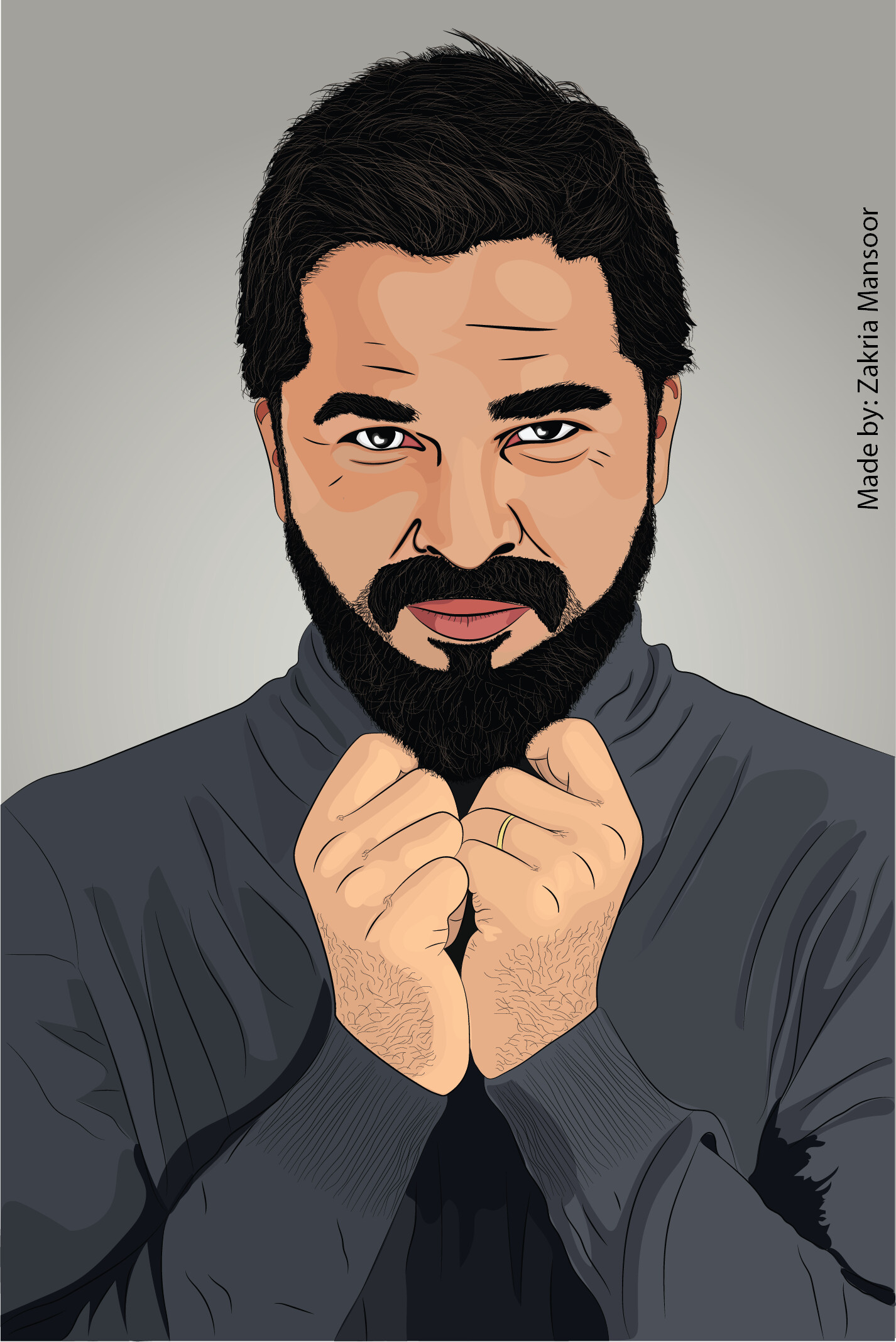 ArtStation - Engin Altan Vector Art | My First Vector Art in Adobe Illustrator