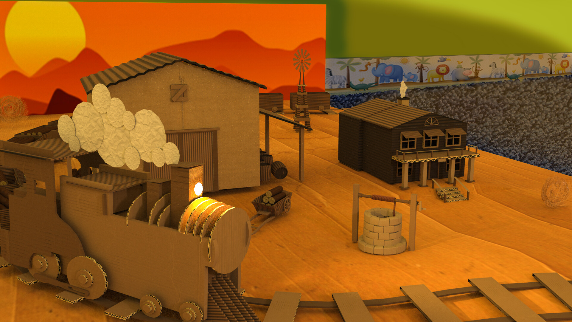 ArtStation - Western Farm