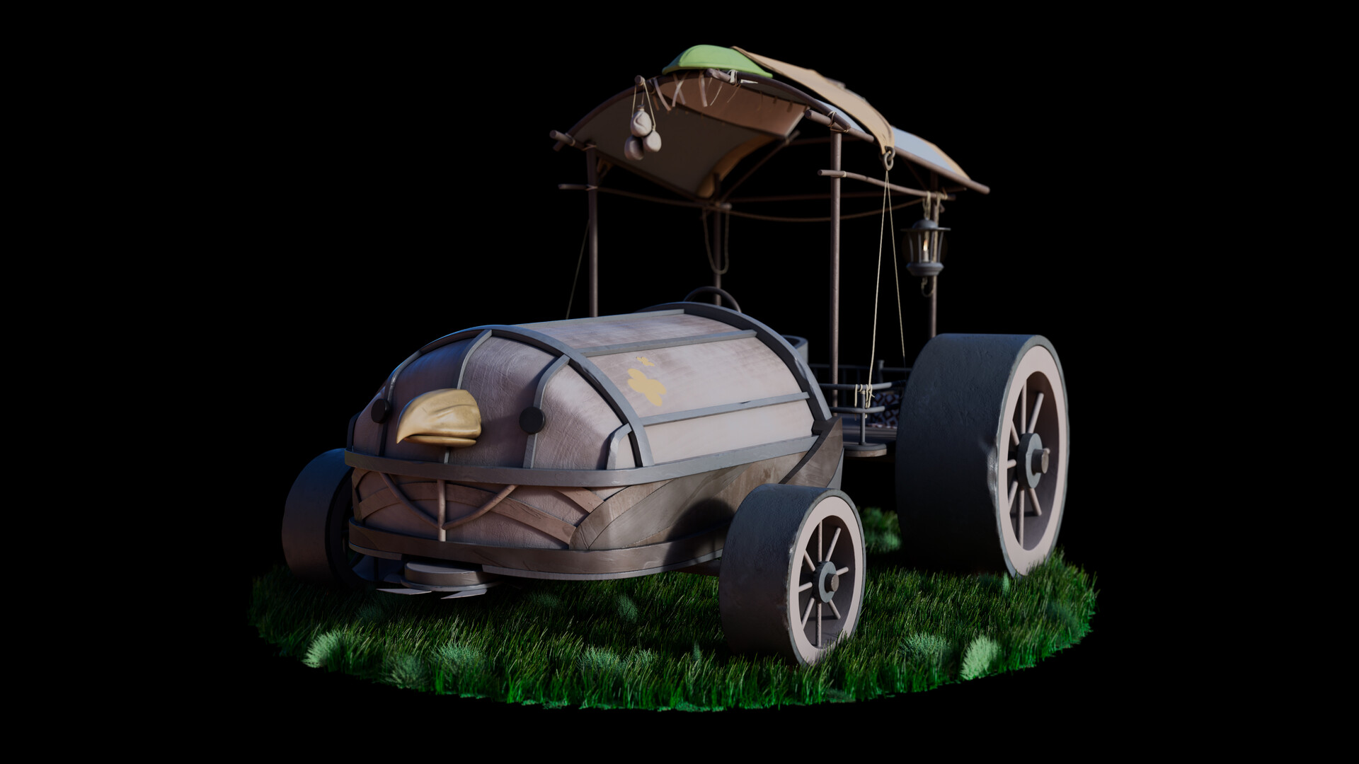 ArtStation - Tractor (House of a bird)