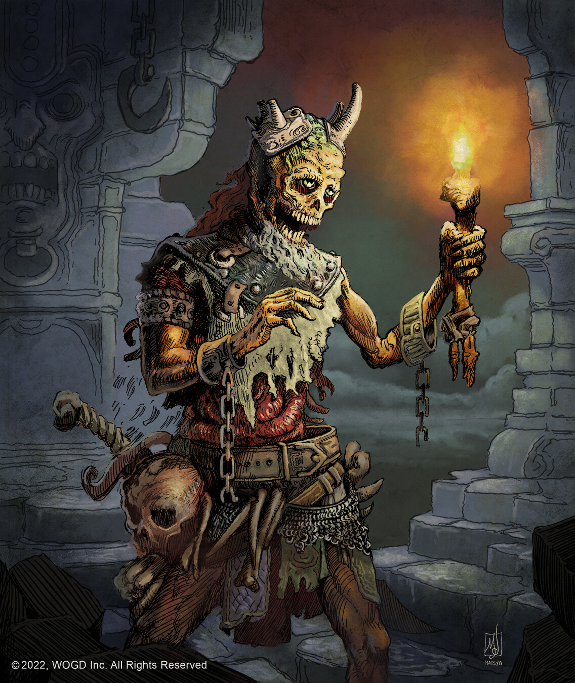 The Bone Collector by Matsya Das : r/ImaginaryHellscapes