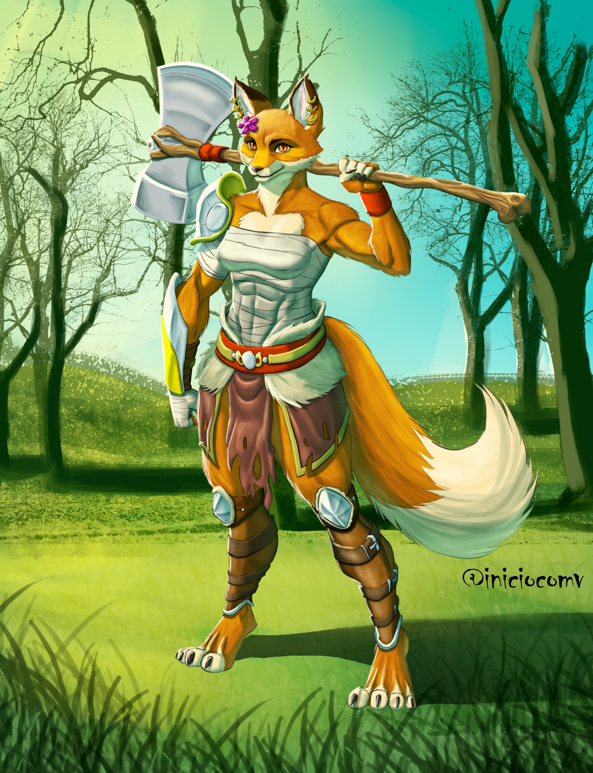 ArtStation - Barbarian Fox