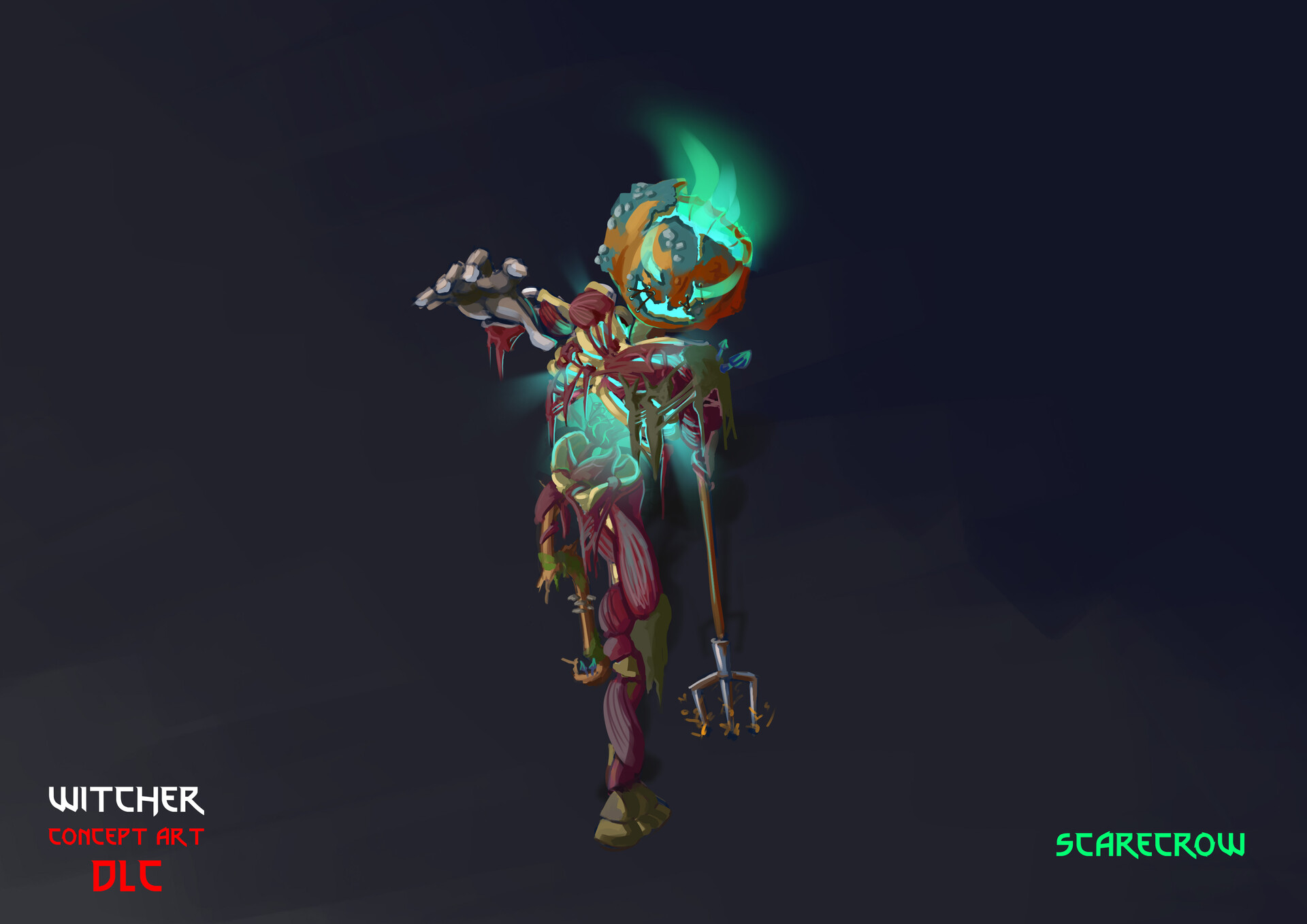 ArtStation - Scarecrow (one of the monsters in my Witcher 3 DLC)