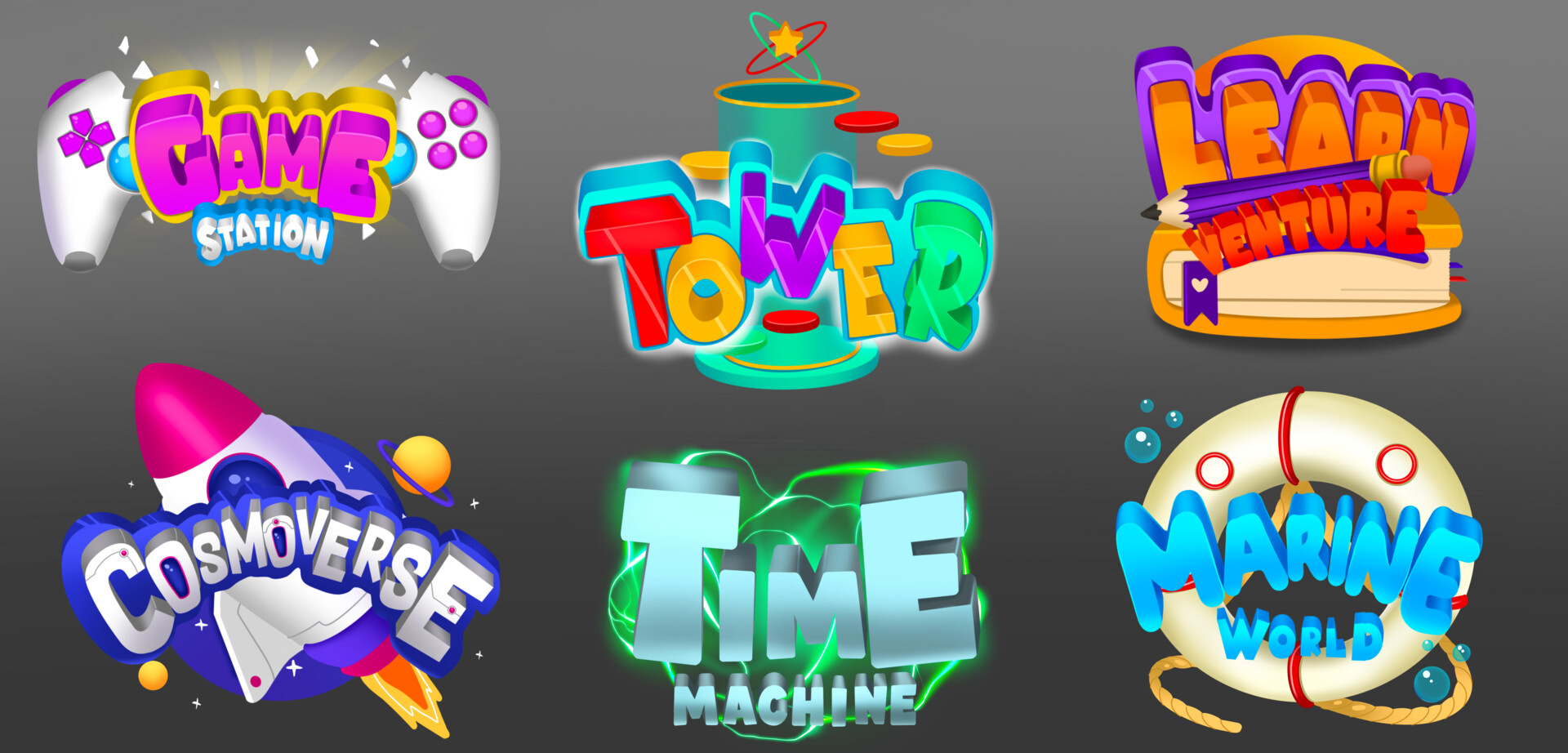 ArtStation - Game Art -Logo Type Design