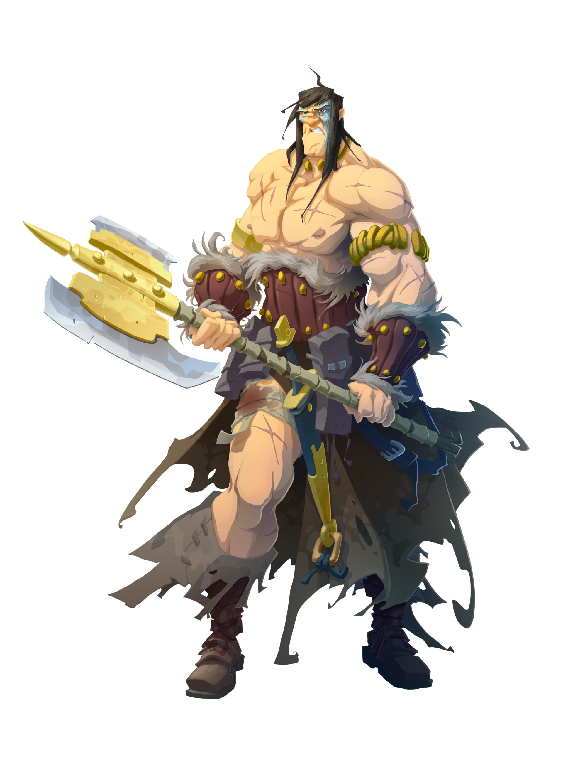 ArtStation - Massive Darkness: Barbarian