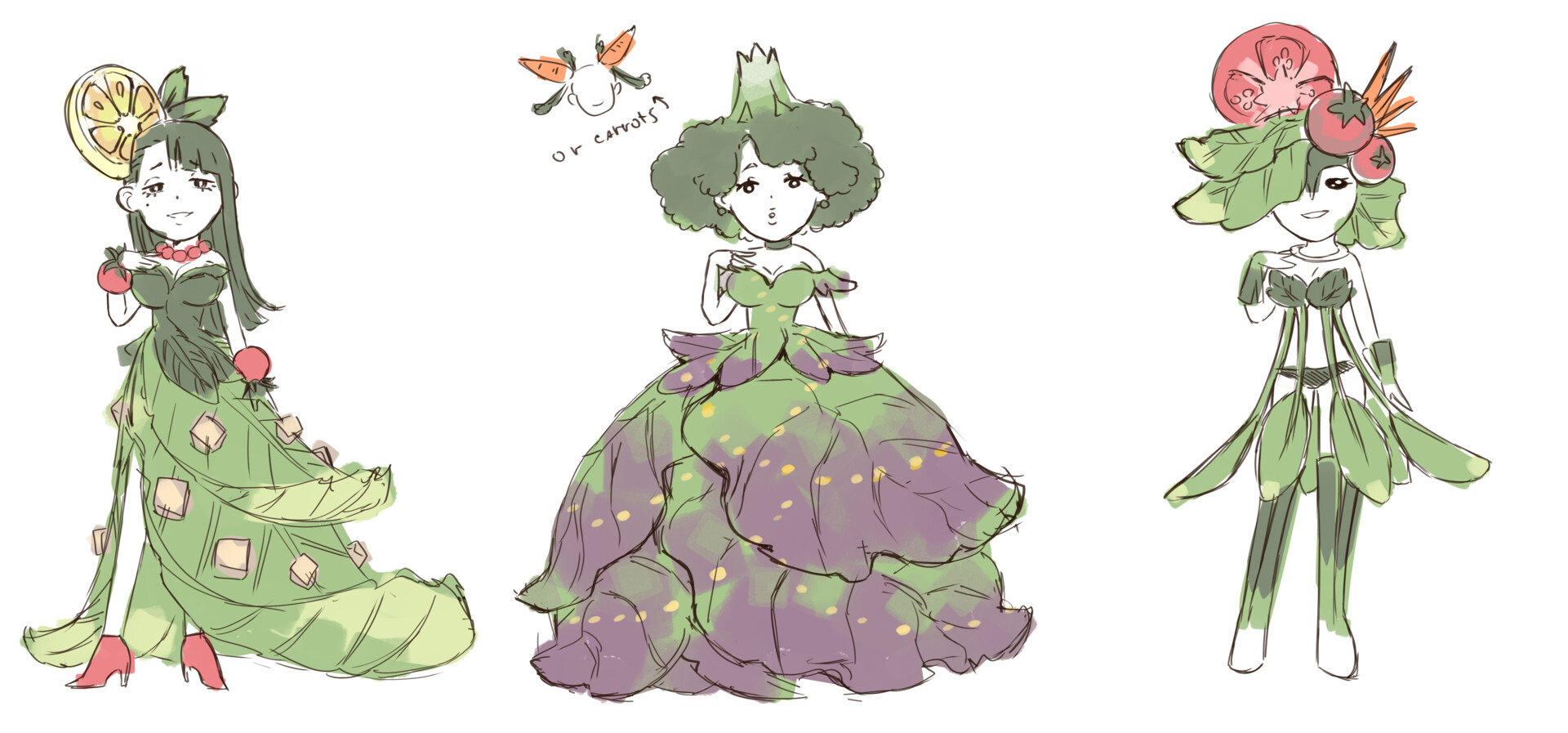 ArtStation - Salad lady