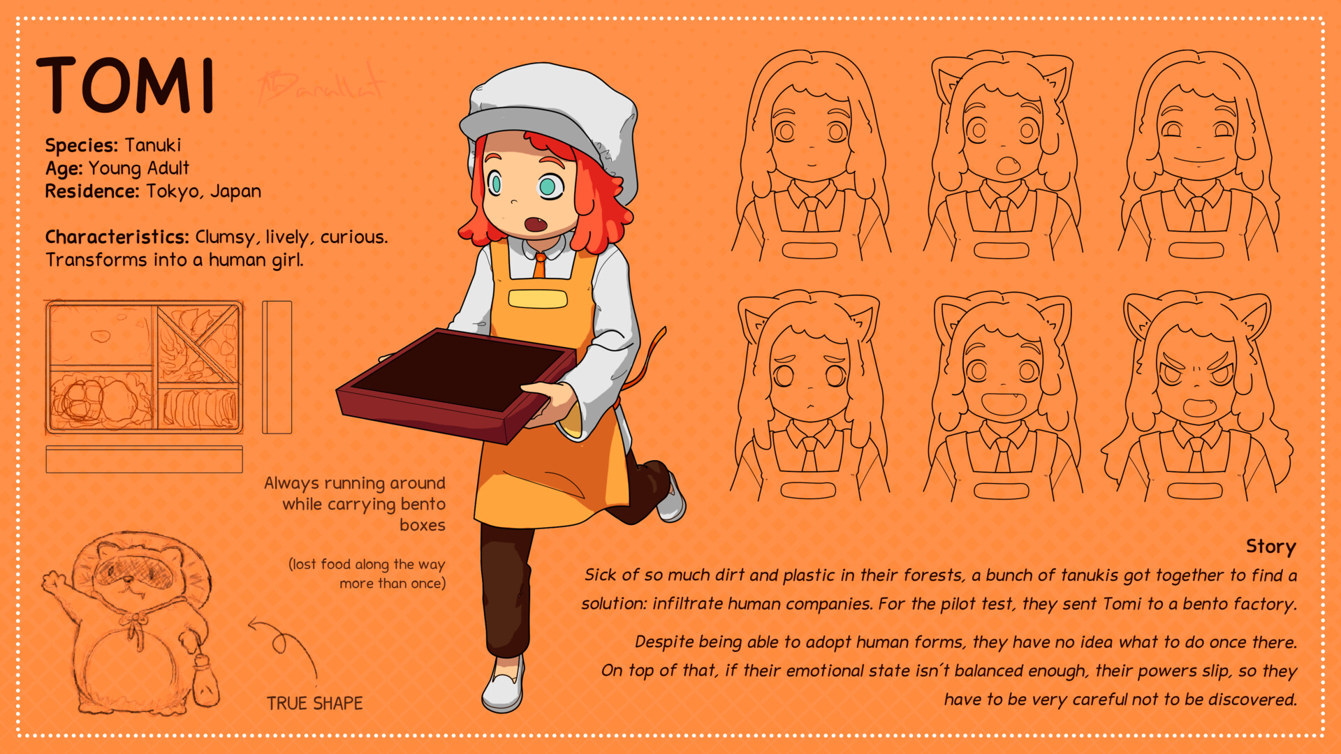 ArtStation - Character Design: Tomi